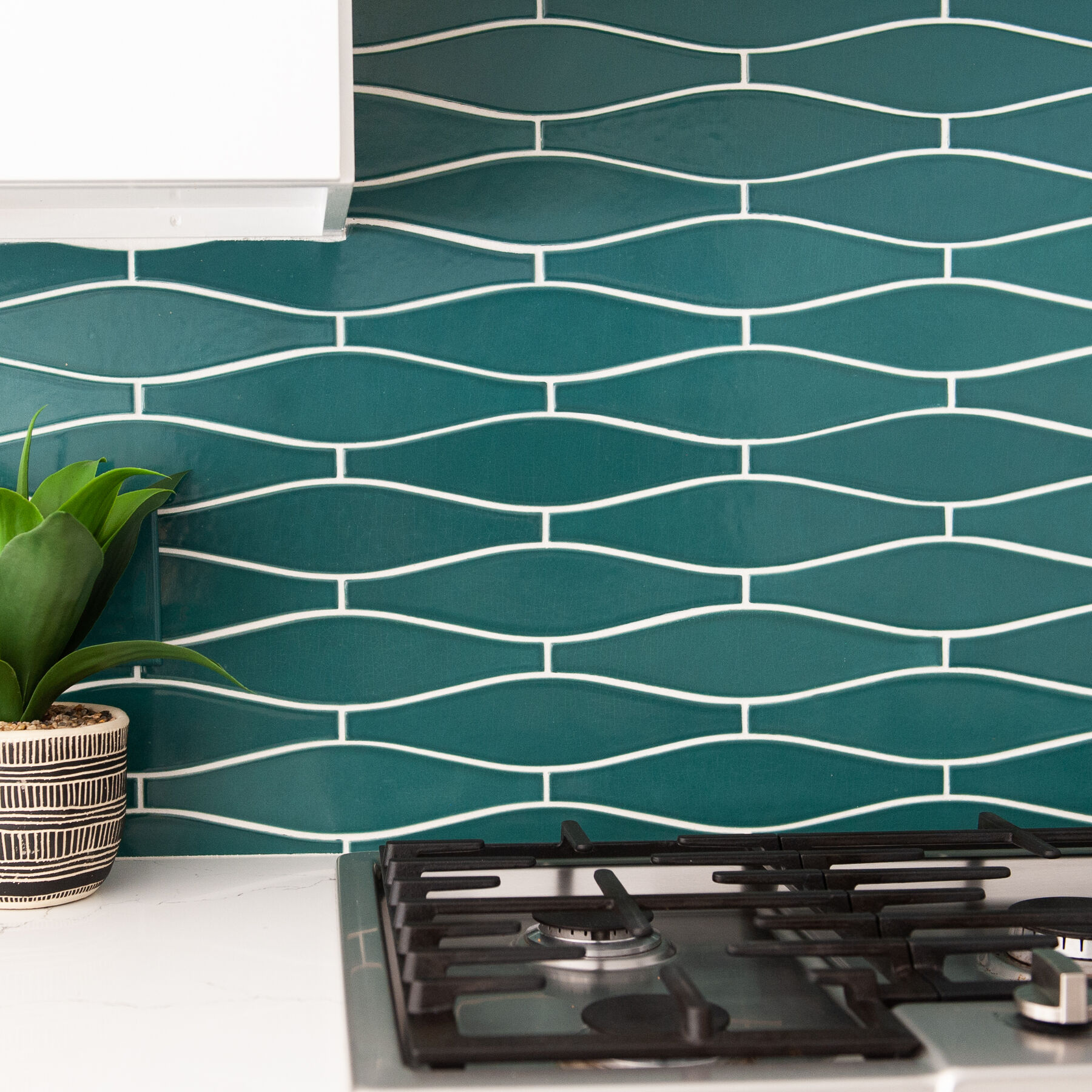 Wave Straight Set Pattern (Original Ceramic Tile) | Fireclay Tile