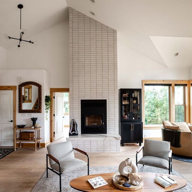 12 Modern Farmhouse Fireplace Tile Ideas to Cozy Up To | Fireclay Tile