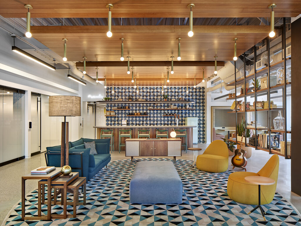 Commercial Spotlight: Corporate Amenity Space from… | Fireclay Tile