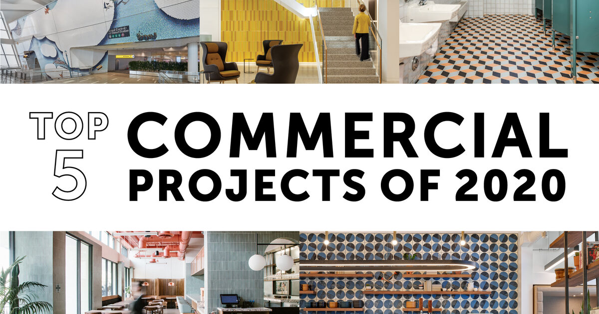 Top Commercial Projects of 2020 | Fireclay Tile