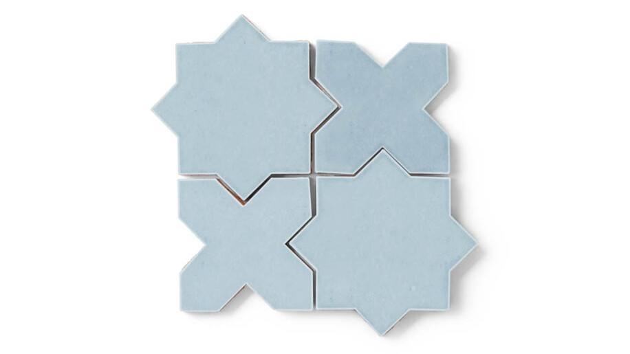 Tile - Specialty Field - Star & Cross (Large) |… | Fireclay Tile