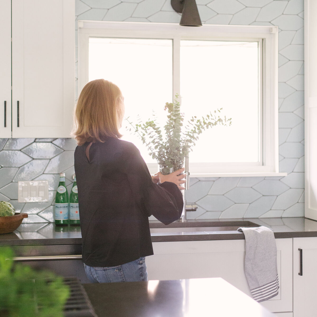 Braided Picket Backsplash + Island Tile | Fireclay Tile