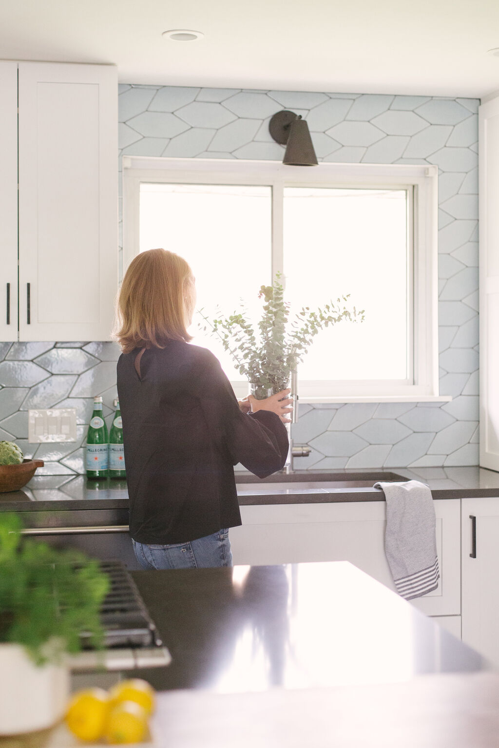 Braided Picket Backsplash + Island Tile | Fireclay Tile