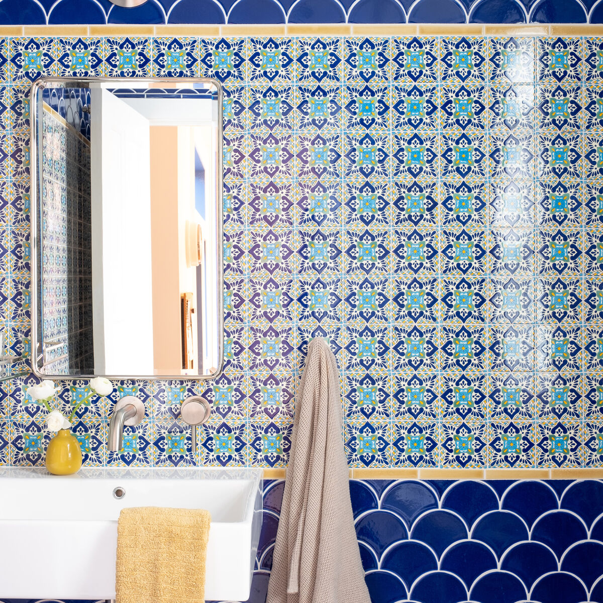 Azul Ogee Drop Wet Room Bathroom | Fireclay Tile