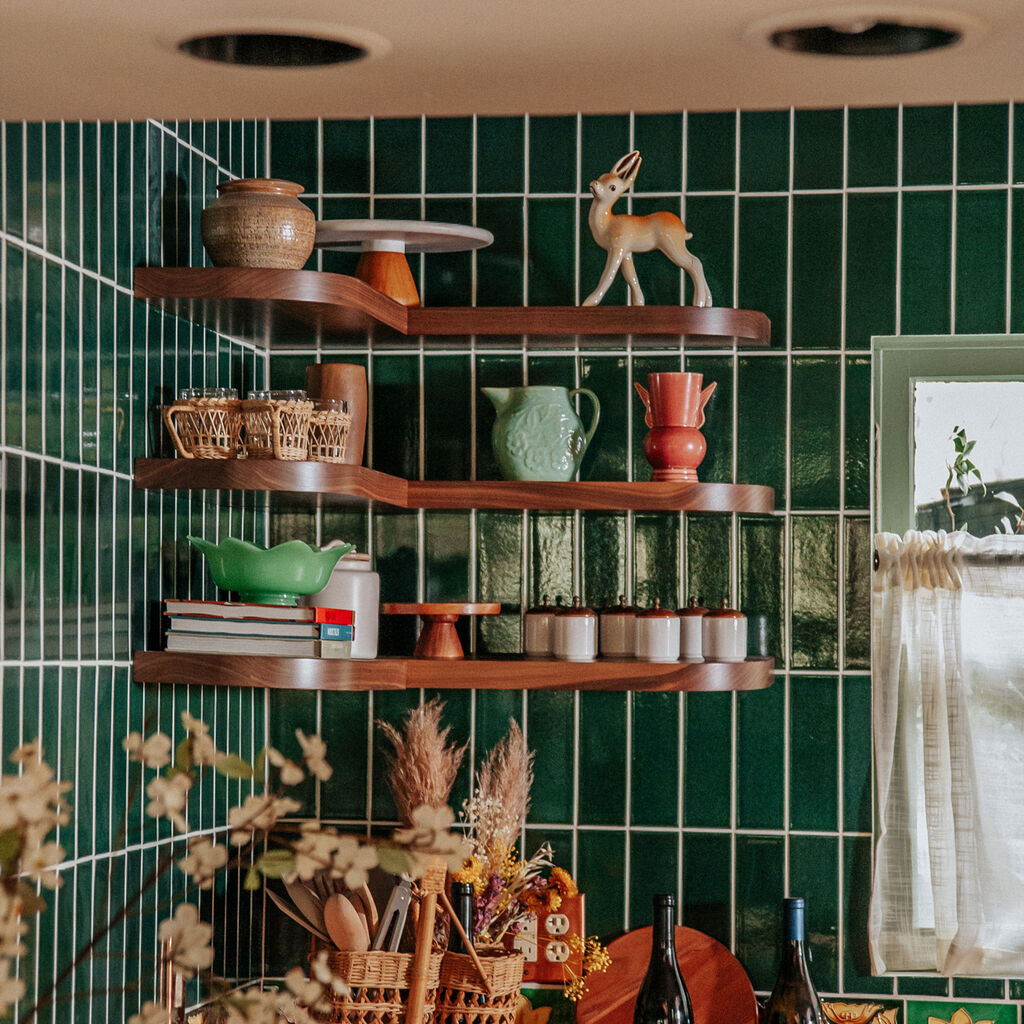 Claire Thomas: Bramble Cottage Evergreen Kitchen | Fireclay Tile