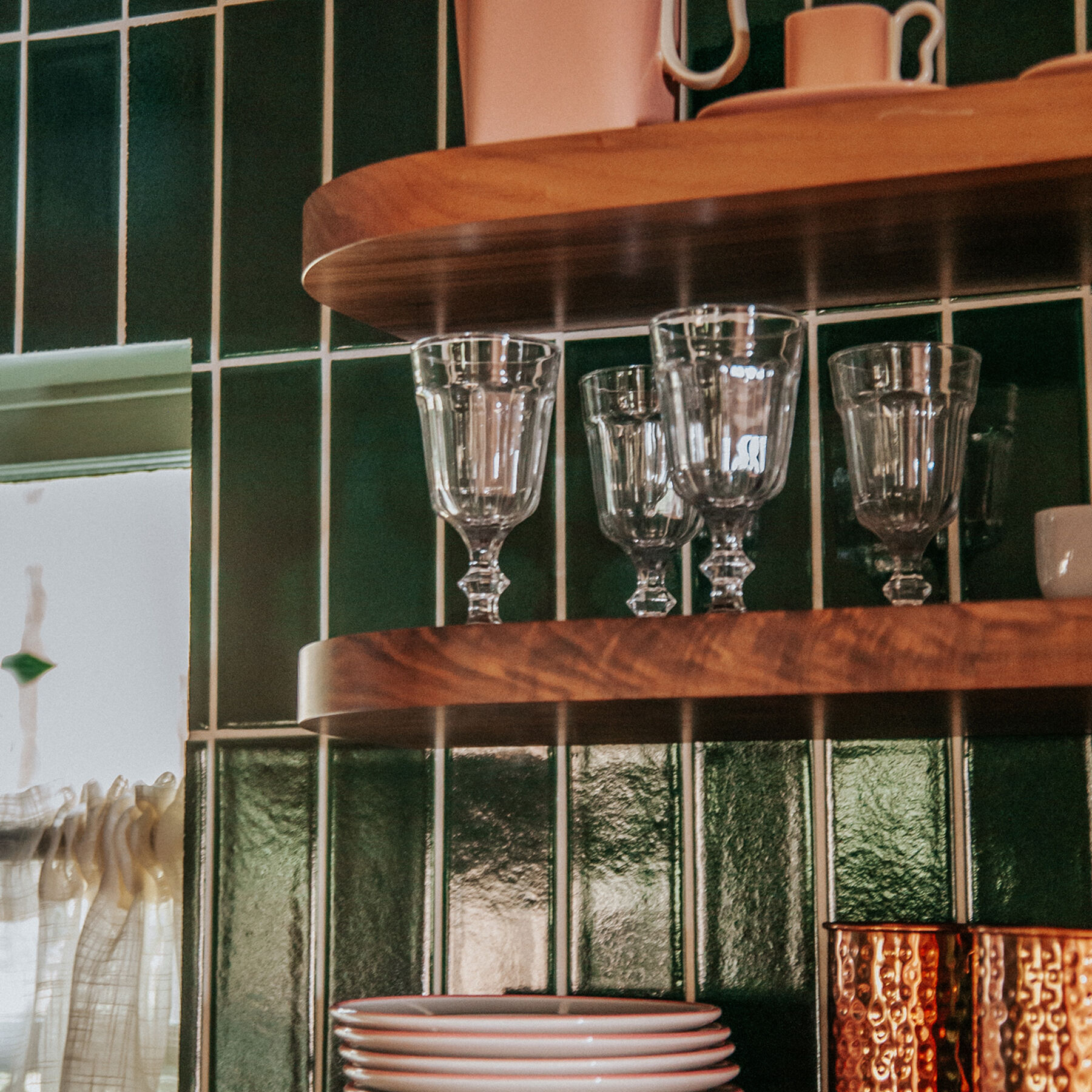 Claire Thomas: Bramble Cottage Evergreen Kitchen | Fireclay Tile