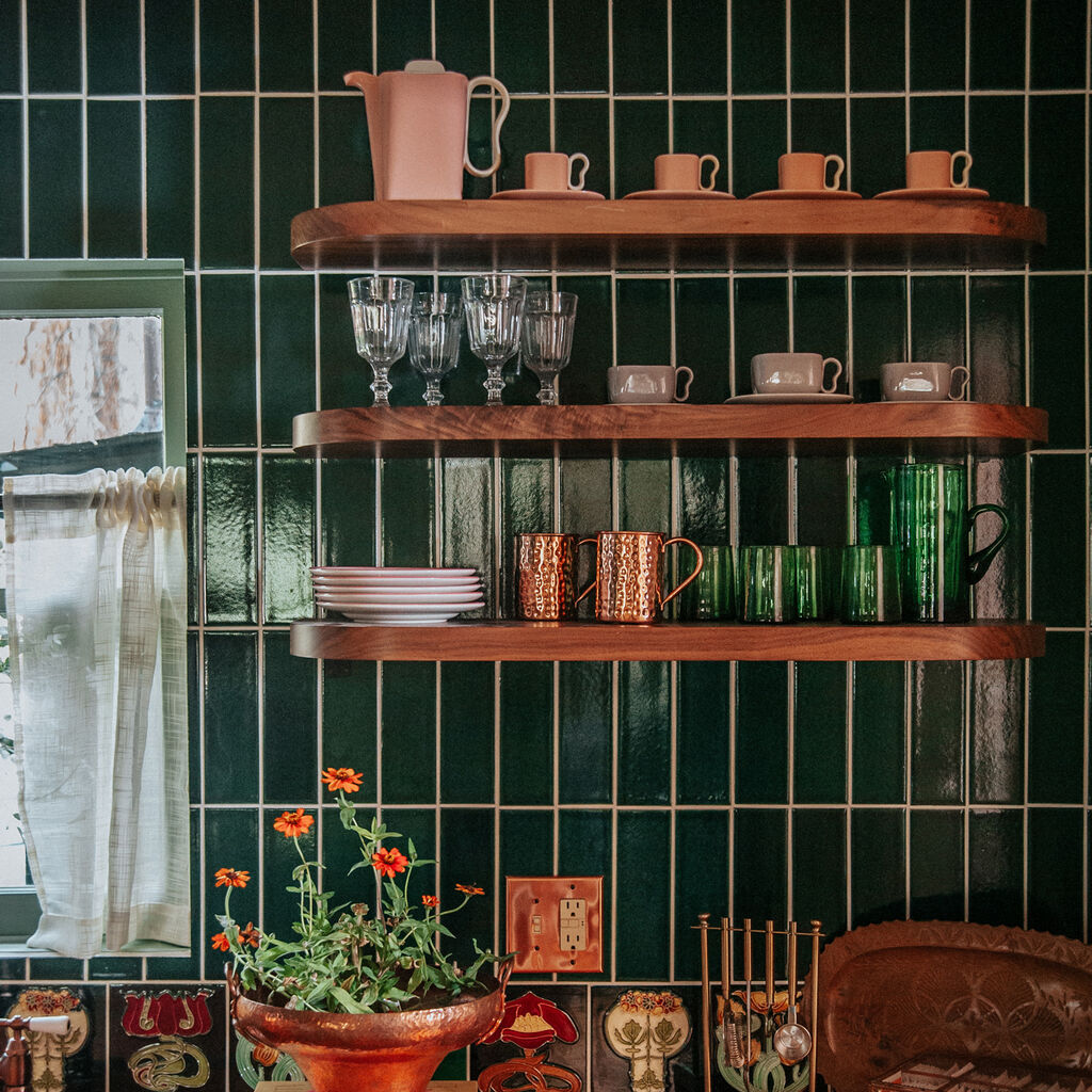 Claire Thomas: Bramble Cottage Evergreen Kitchen | Fireclay Tile