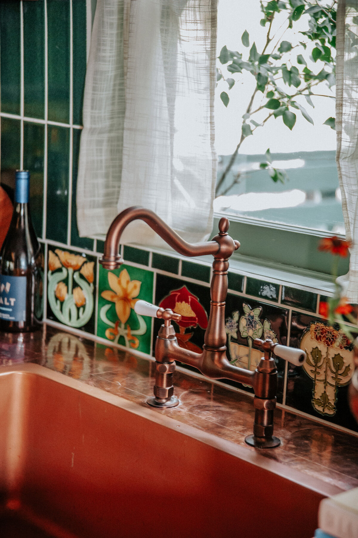 Claire Thomas: Bramble Cottage Evergreen Kitchen | Fireclay Tile