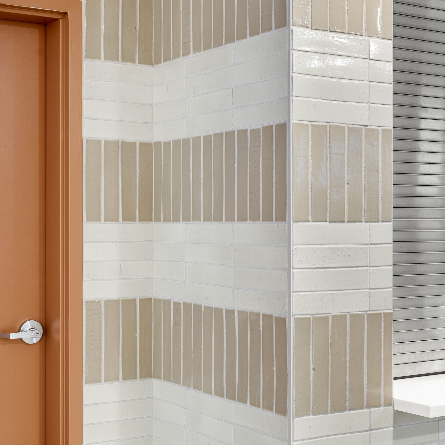 Detroit Achievement Academy: Servery Wall in Elk &… | Fireclay Tile