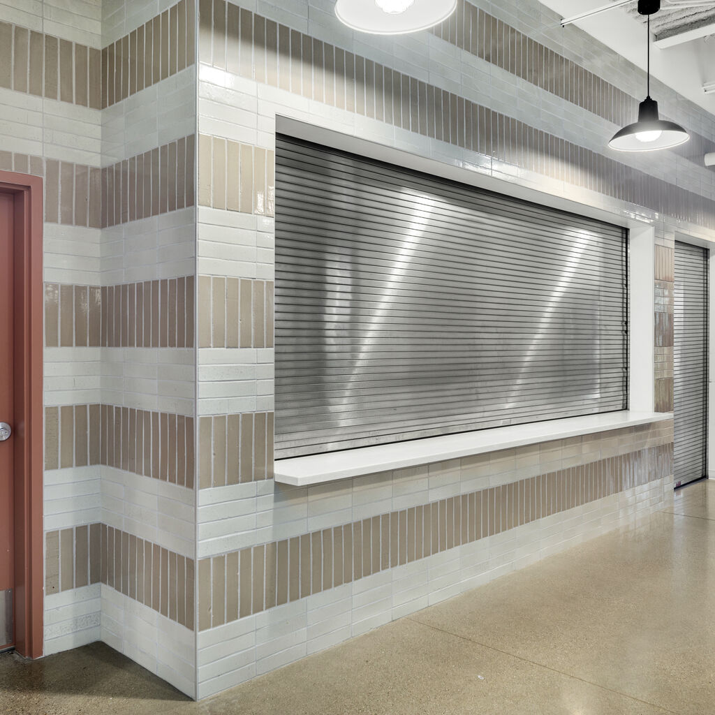 Detroit Achievement Academy: Servery Wall in Elk &… | Fireclay Tile