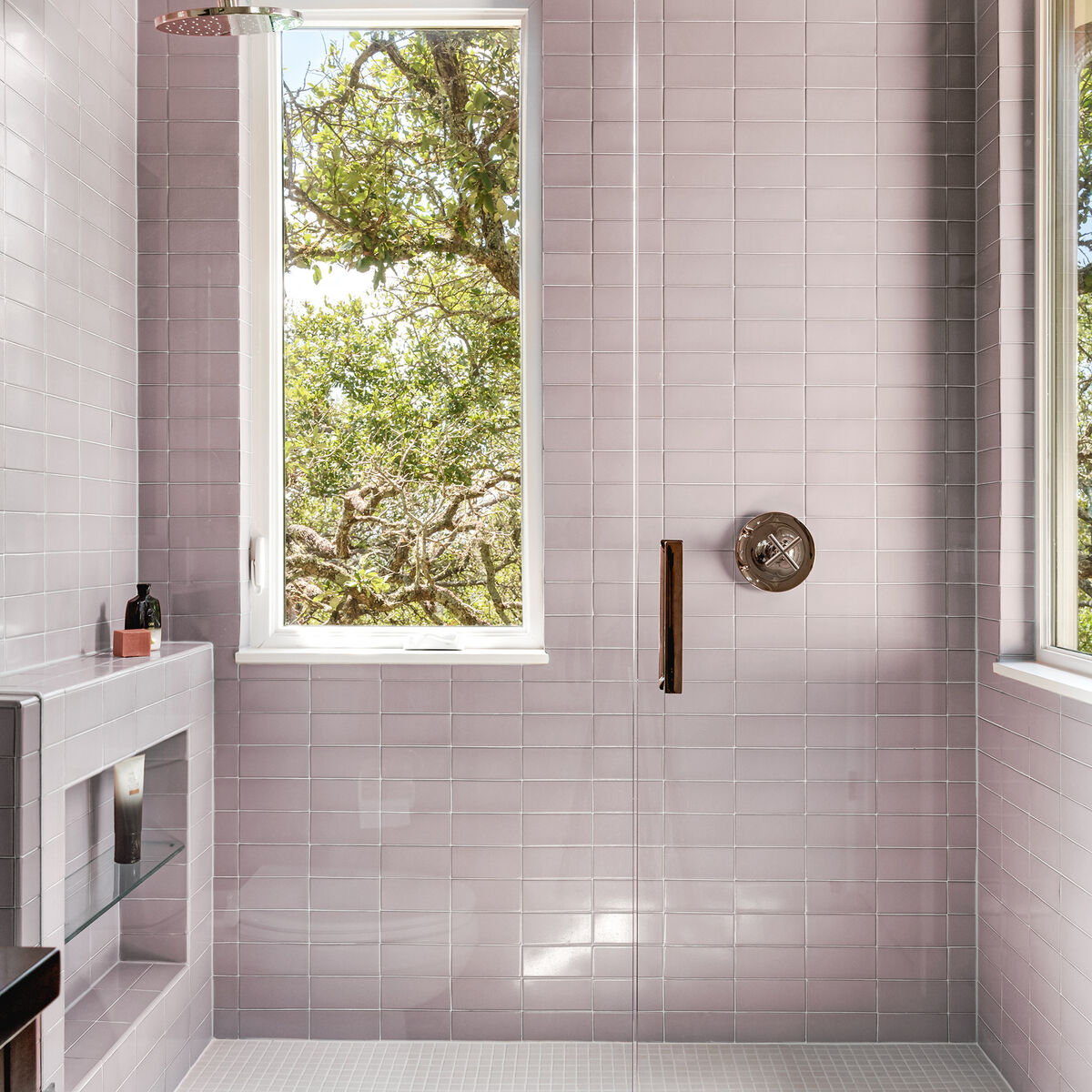 Painted Sky Subway Tile Shower | Fireclay Tile