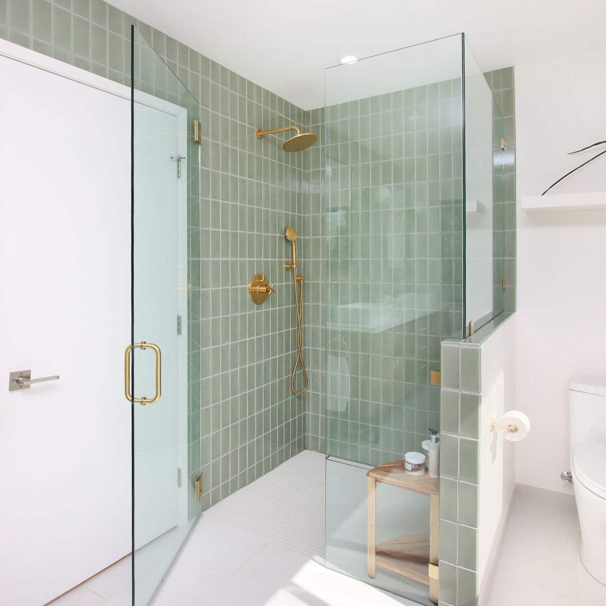 Rejuvenating Rosemary Shower & Pony Wall | Fireclay Tile