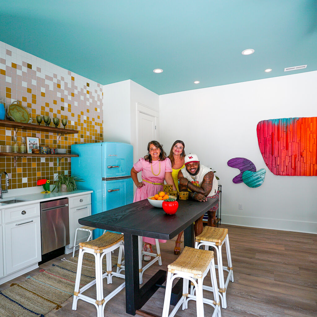 Artfully Designed: Colorful 3x3 Mosaic Backsplash | Fireclay Tile