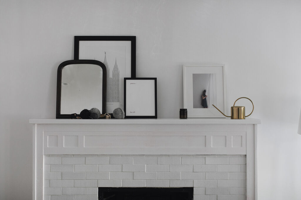 A Fireplace White as Snow | Fireclay Tile
