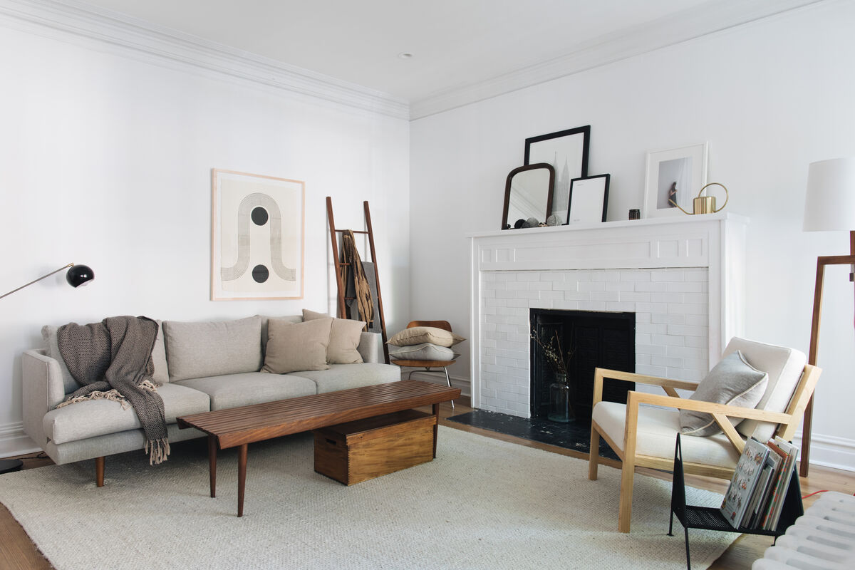 A Fireplace White as Snow | Fireclay Tile