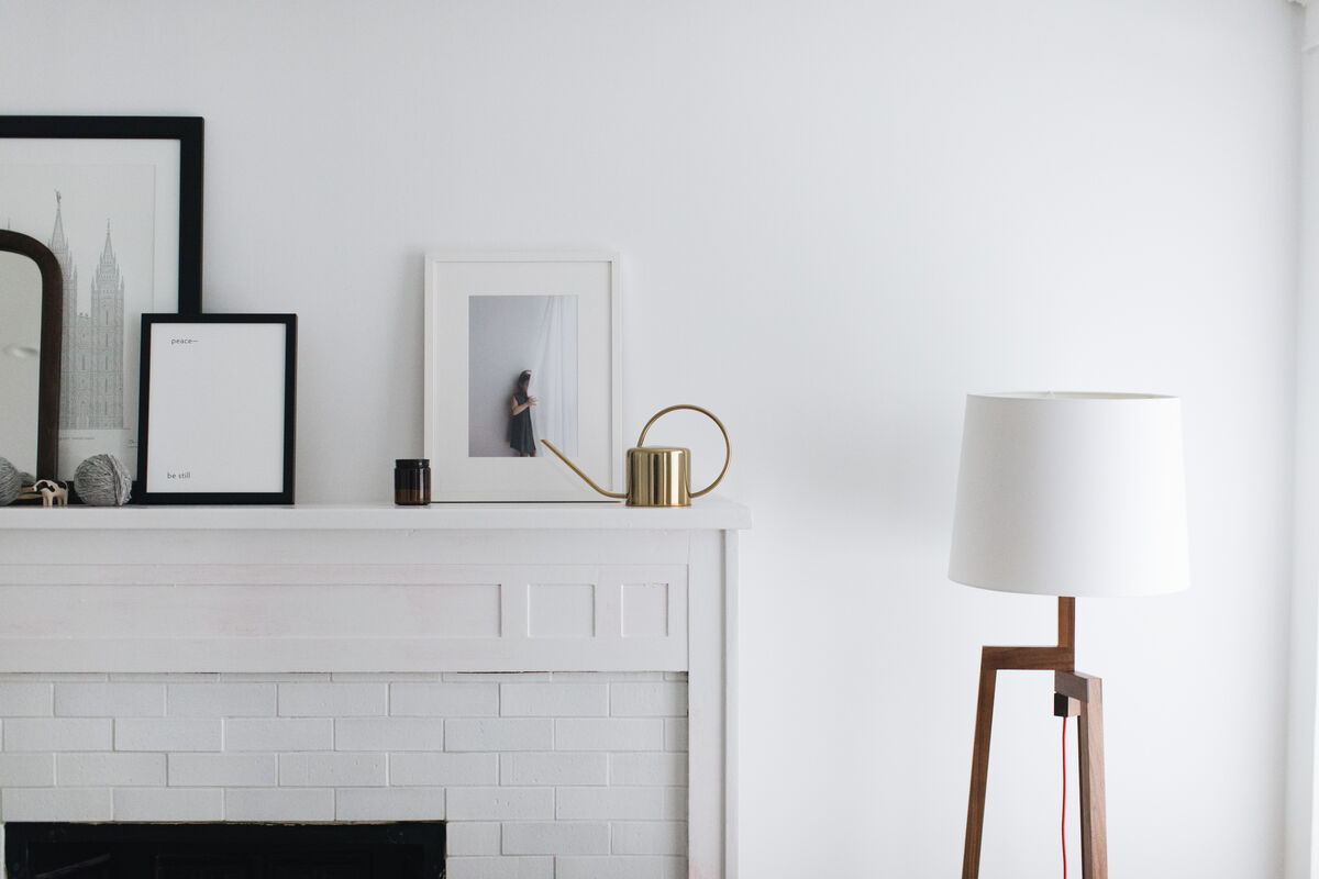 A Fireplace White as Snow | Fireclay Tile