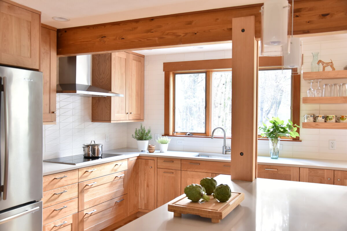 Craftsman Kitchen feat. Scalene Backsplash | Fireclay Tile