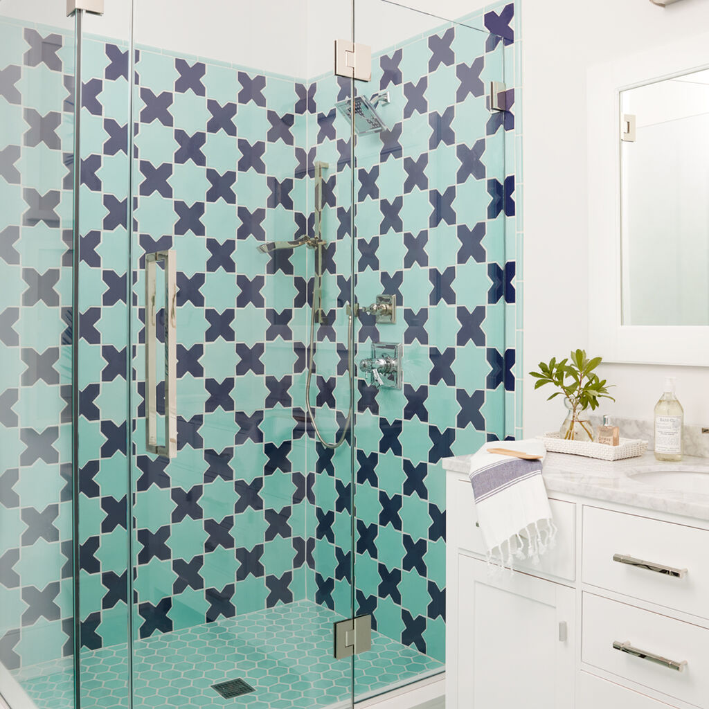 Coastal Living Mini Star & Cross Bathroom | Fireclay Tile