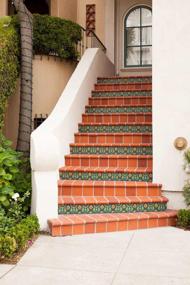 Spanish Colonial Staircase in San Francisco | Fireclay Tile