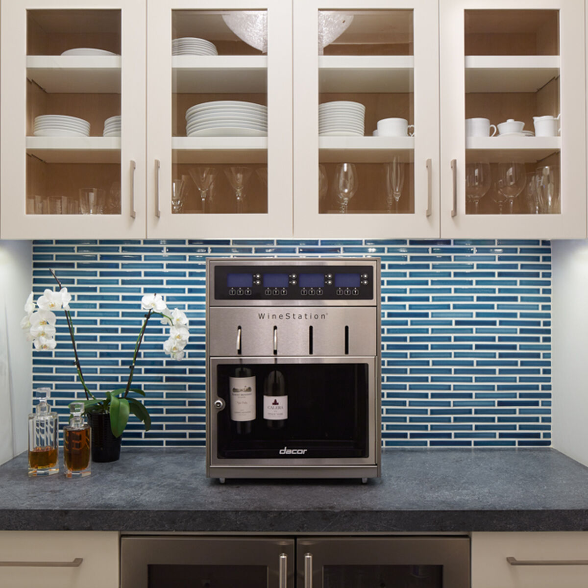 Refreshing Blue Pantry | Fireclay Tile