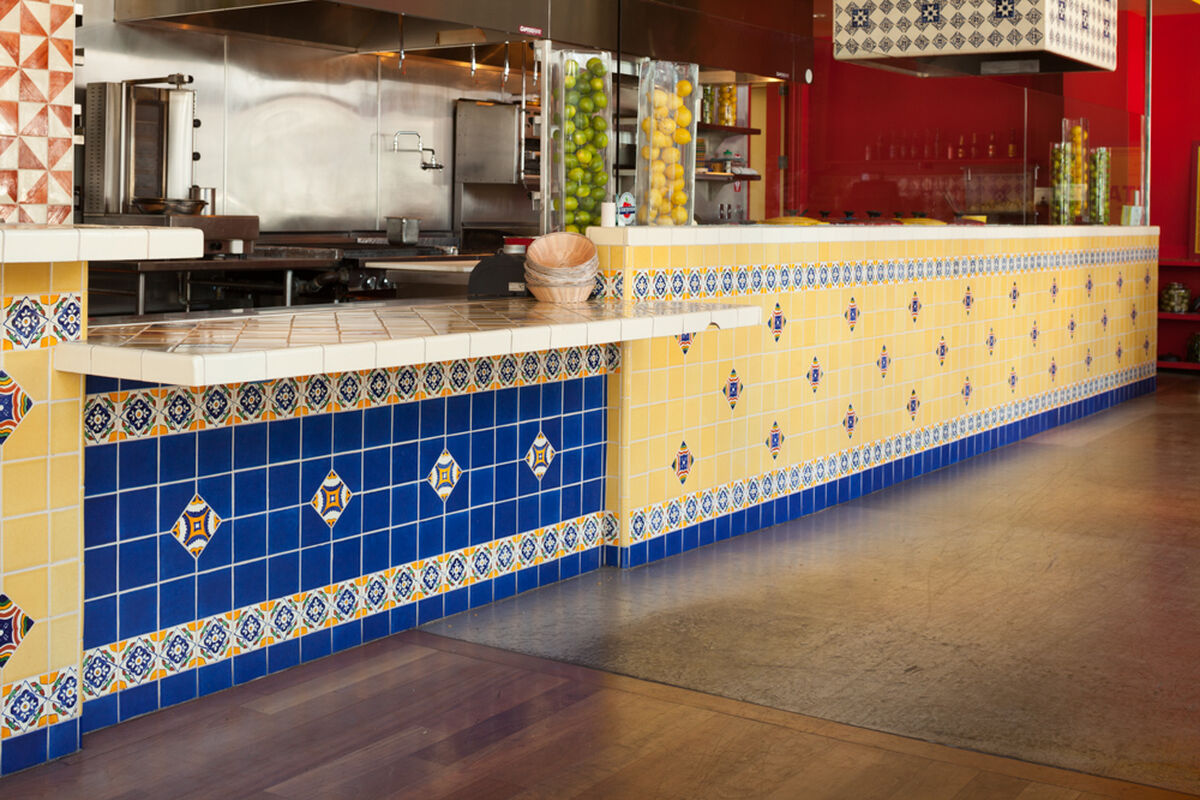 Multi Color Handpainted Restaurant | Fireclay Tile