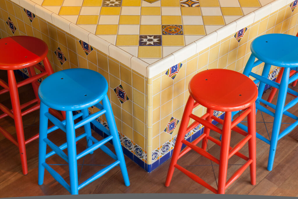Multi Color Handpainted Restaurant | Fireclay Tile