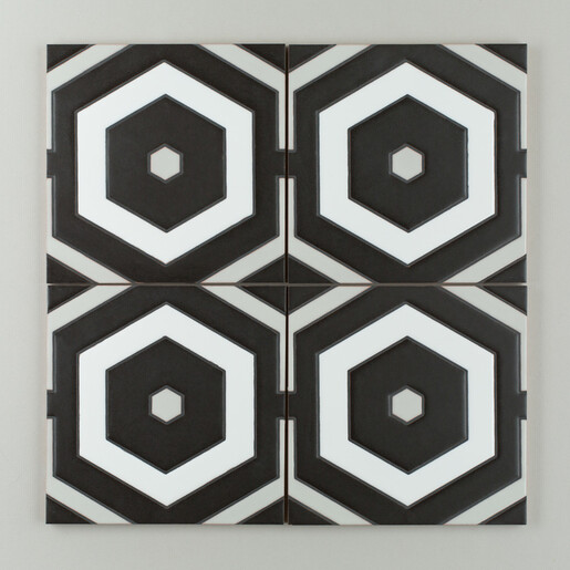 Tortoise Shell | Handpainted | Fireclay Tile