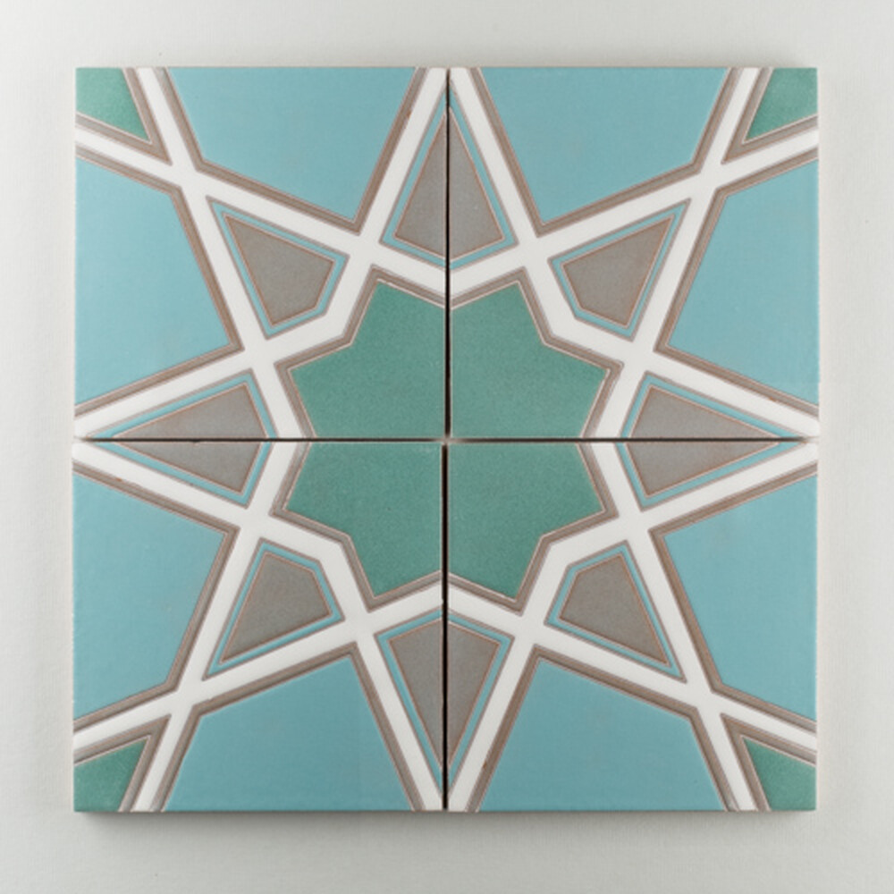 Padma | Handpainted | Fireclay Tile