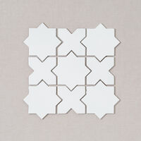 Star & Cross Straight Set Pattern (Original Ceramic… | Fireclay Tile