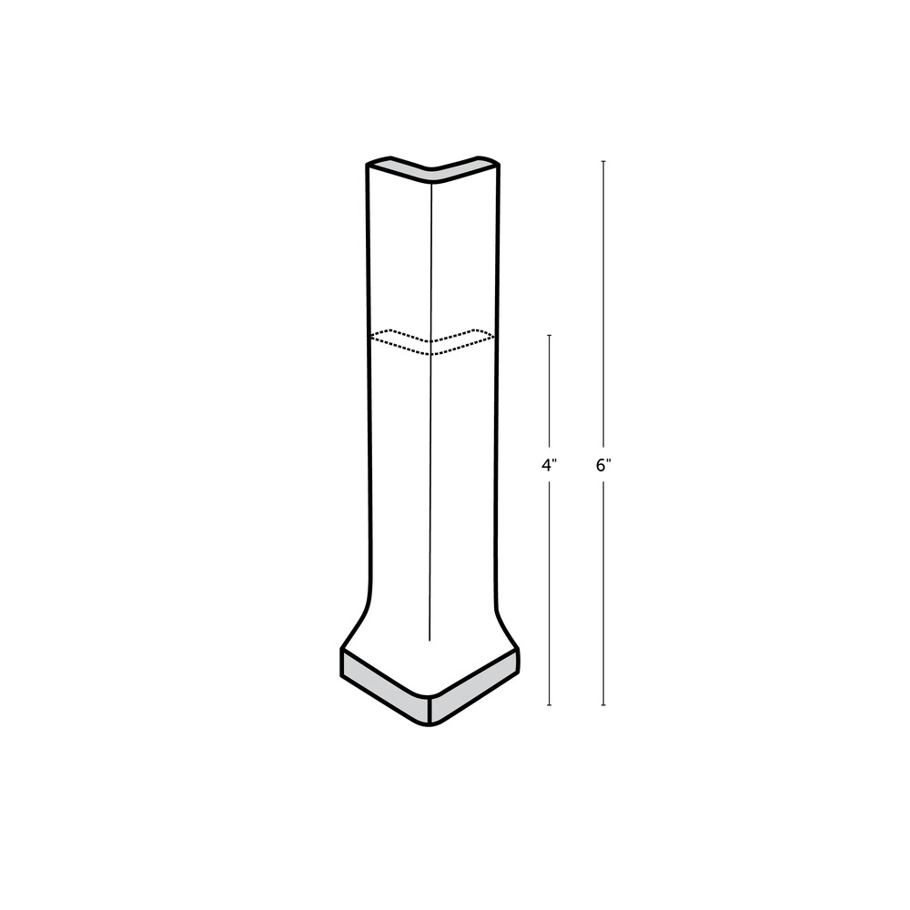 Cove Base Outside Corner | Trim | Fireclay Tile