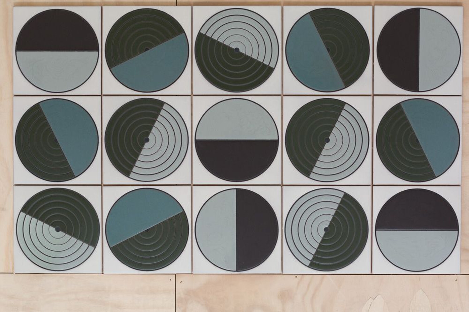 Aerial | Handpainted | Fireclay Tile
