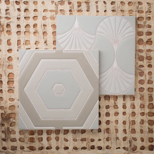 Tortoise Shell | Handpainted | Fireclay Tile