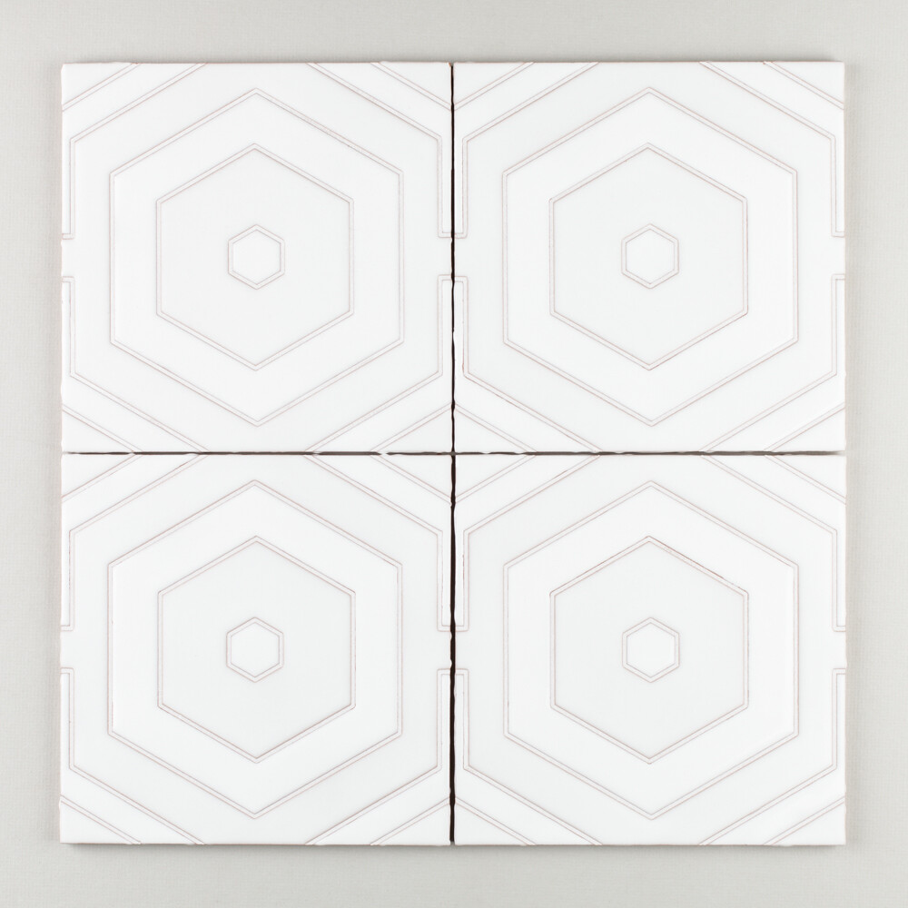 Tortoise Shell | Handpainted | Fireclay Tile