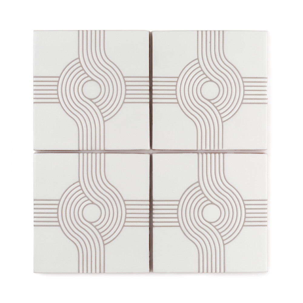 Roundabout 1 | Handpainted | Fireclay Tile