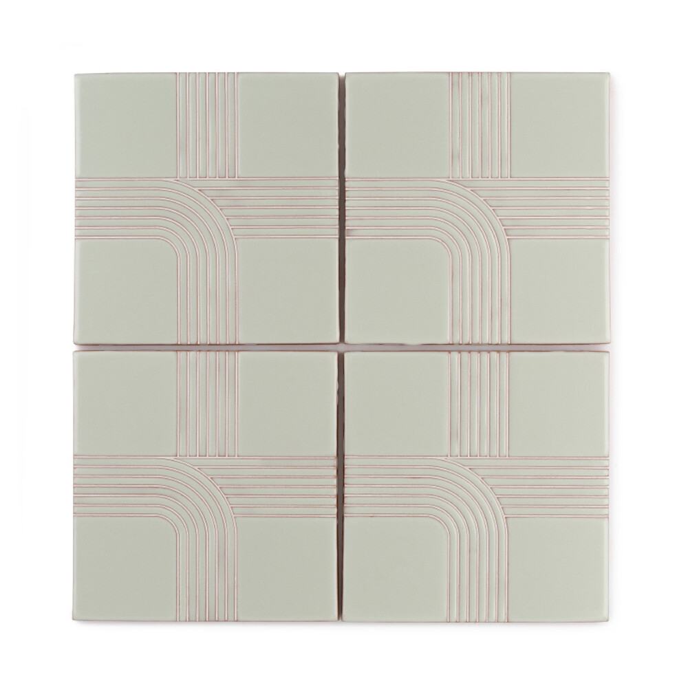Roundabout 3 | Handpainted | Fireclay Tile