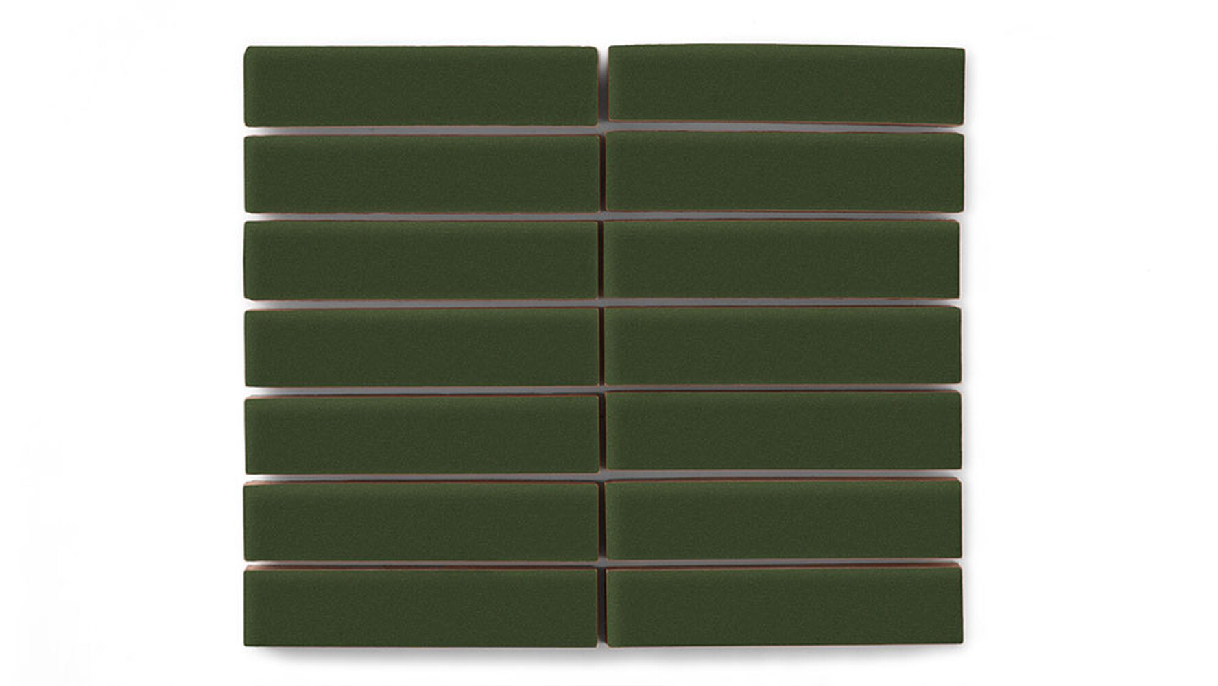 Tile - Mosaic Sheeted - Straight Set (1 x 4) | Hunter… | Fireclay Tile