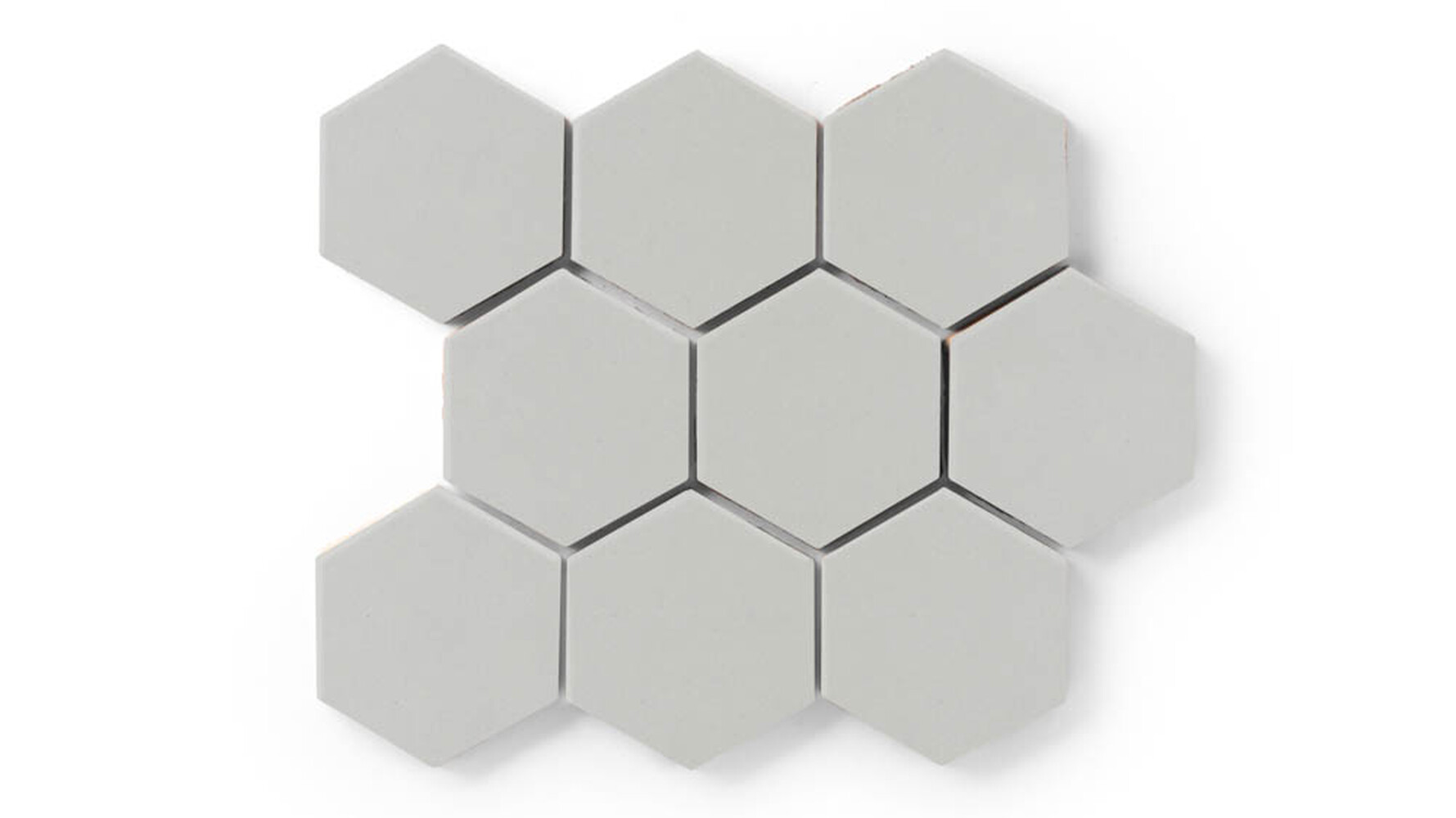 Tile - Hexagon (4") | Oyster Shell | Tile | Fireclay Tile